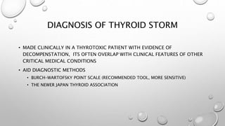 Thyroid storm | PPTX