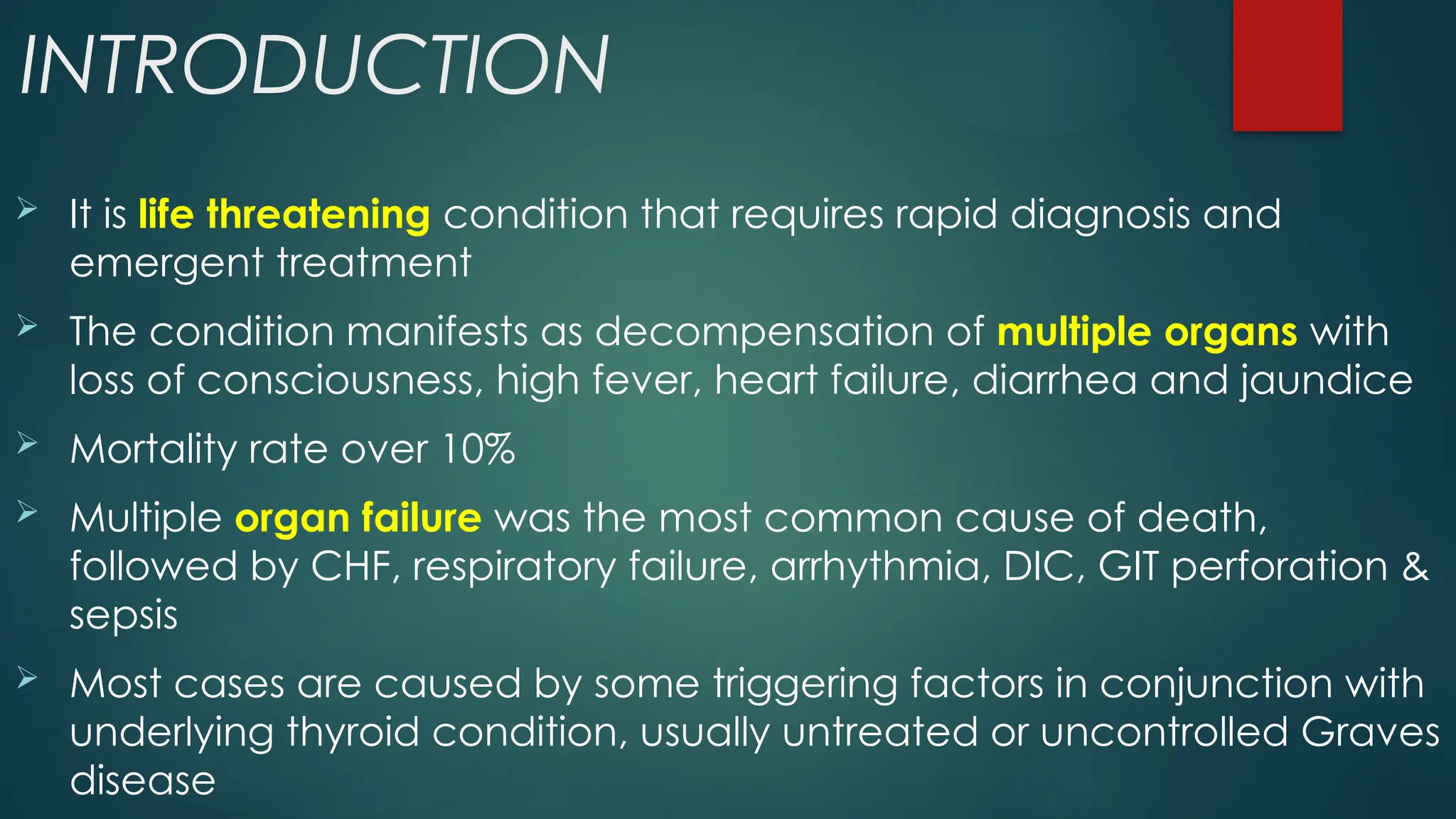 thyroid storm introduction, management.pptx