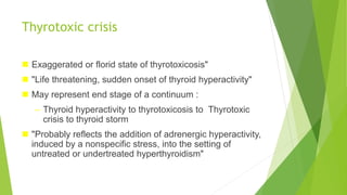 Thyroid storm | PPTX