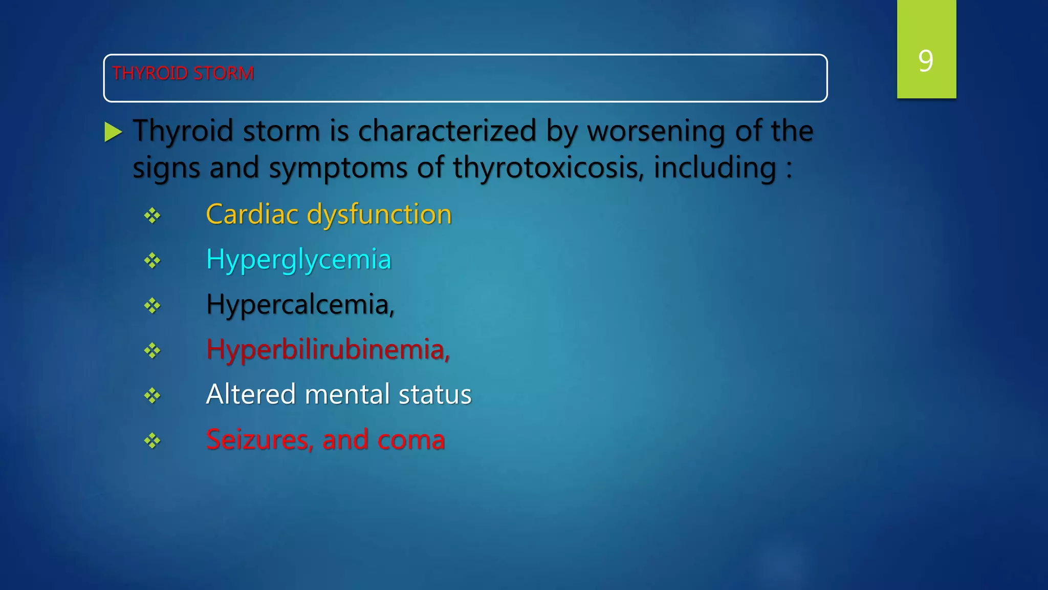 Thyroid storm final a | PPTX