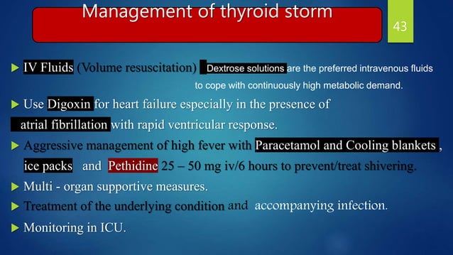 Thyroid storm final a | PPTX | Thyroid Disorders | Endocrine and Metabolic Diseases