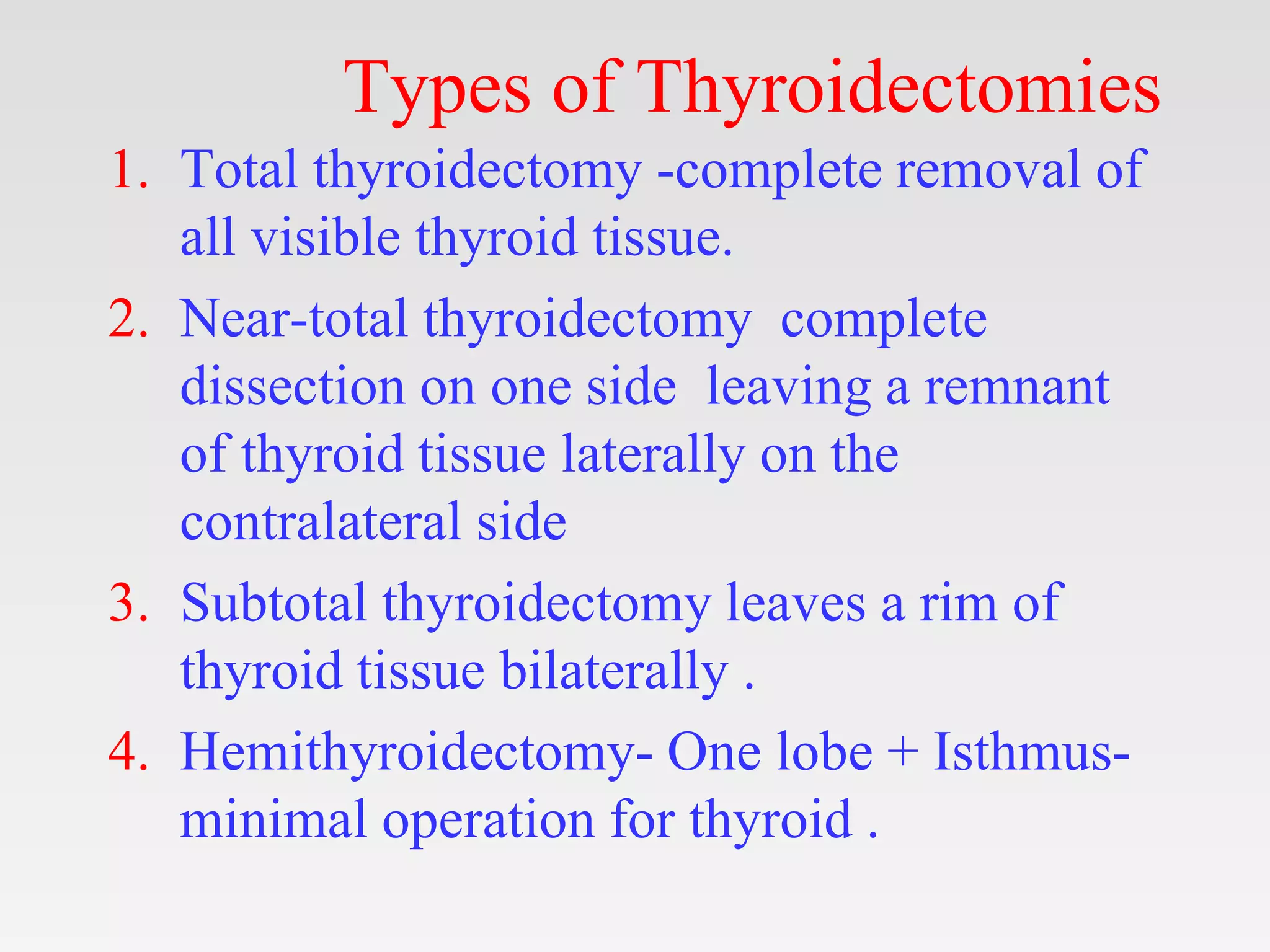 Thyroid surgery and mangement protocols.pptx