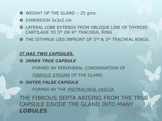 Thyroid surgical anatomy | PPTX