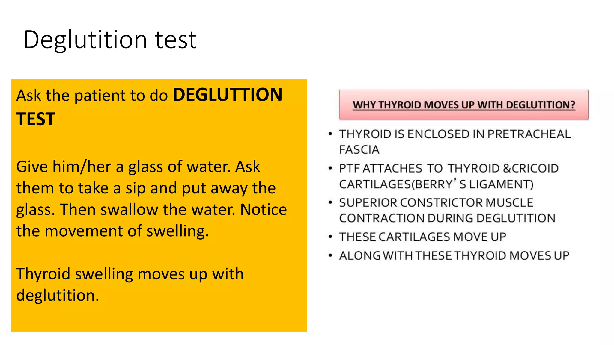 Thyroid Examination - General Surgery | PPTX