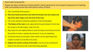 Thyroid Examination - General Surgery | PPTX