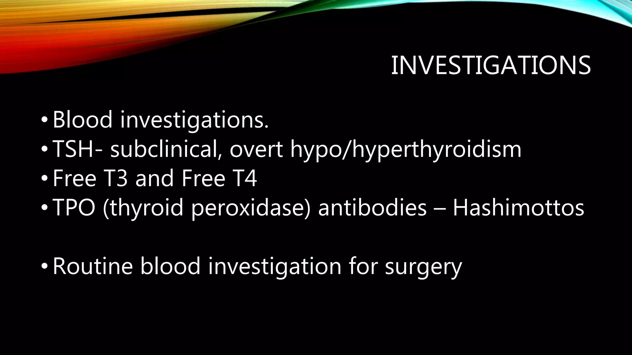 Thyroid swelling and its management | PPTX