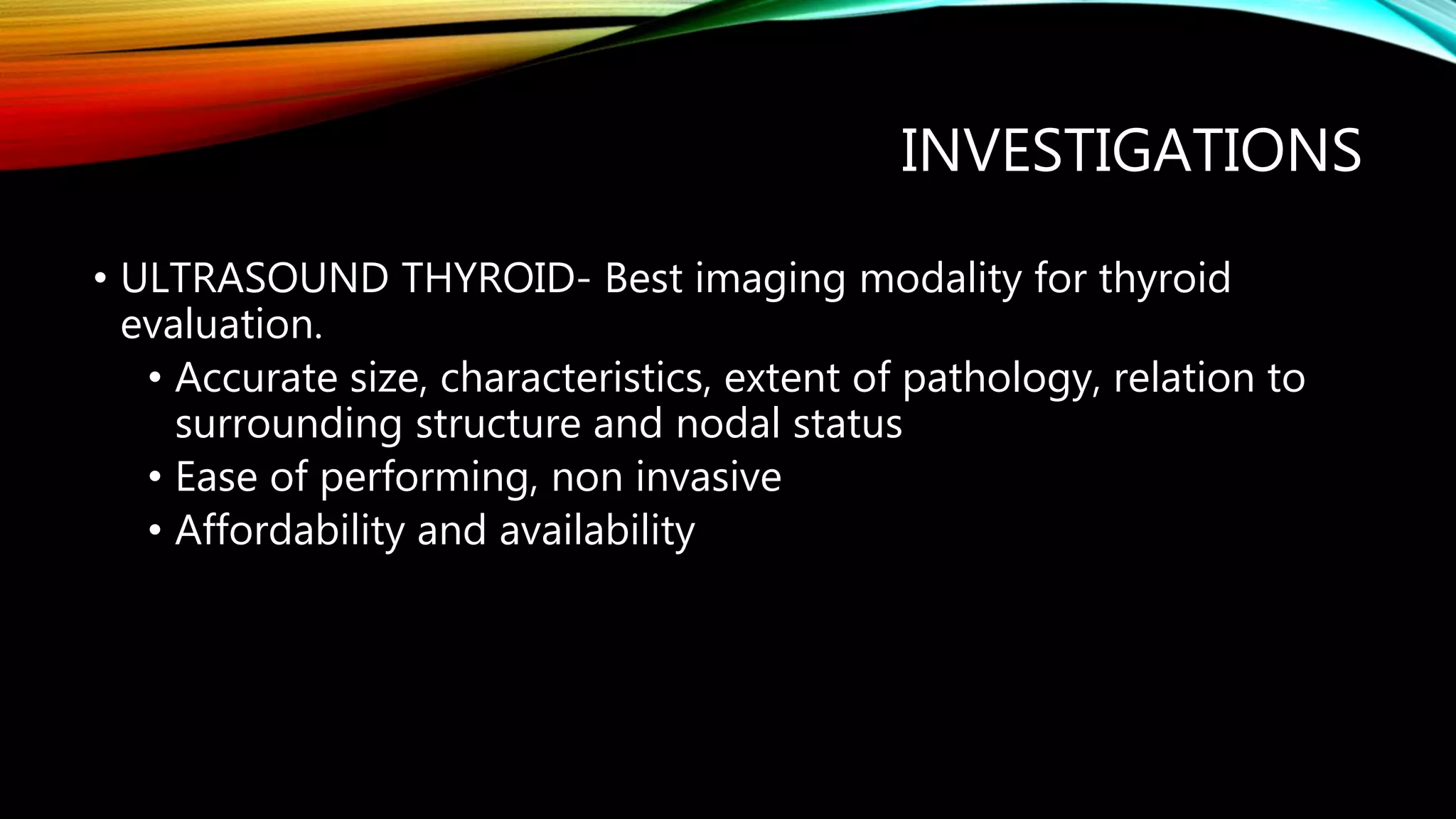 Thyroid swelling and its management | PPTX