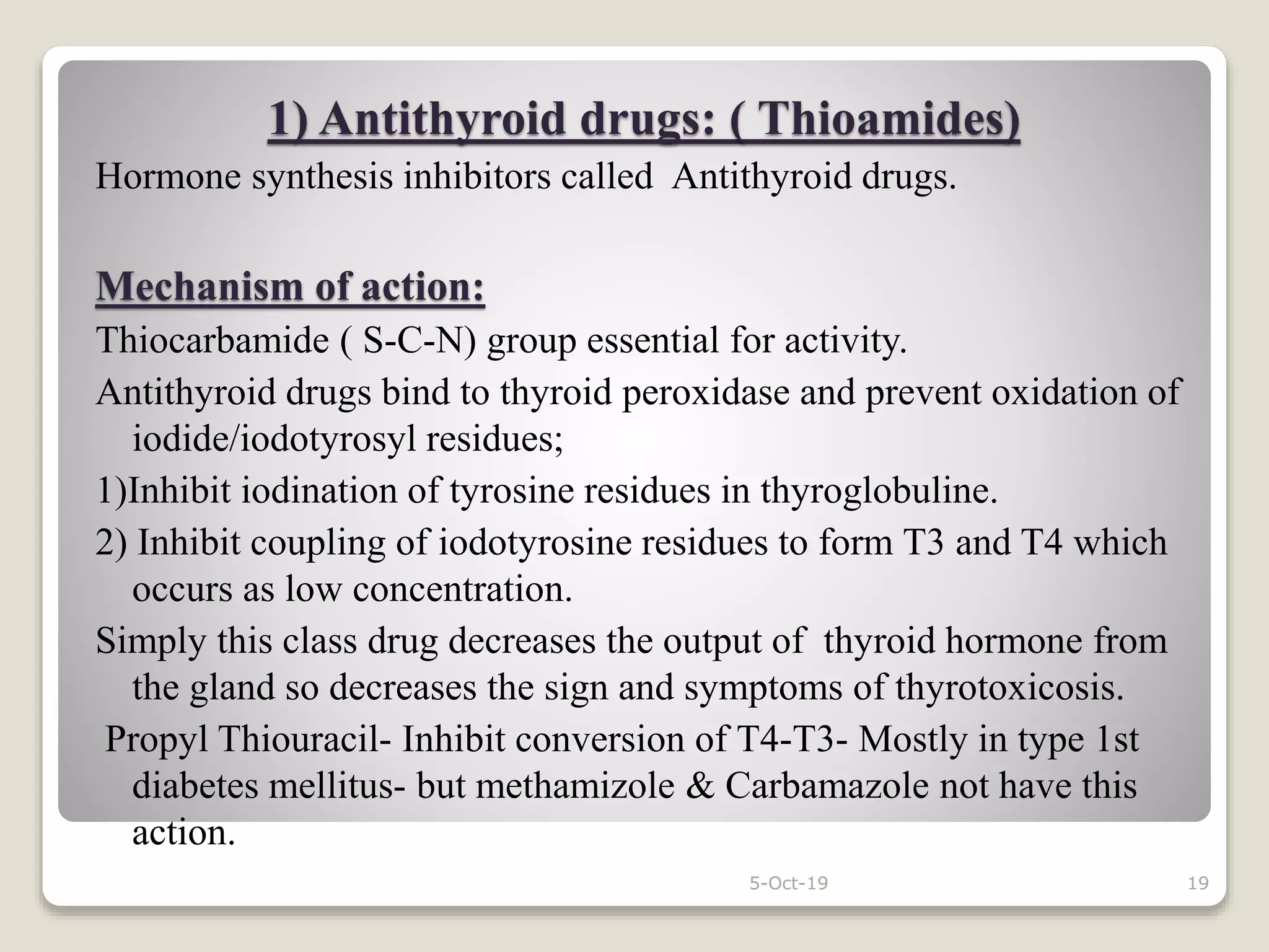 Thyroid & antithyroid drug | PPTX