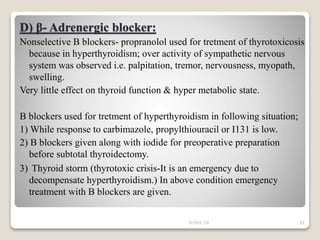 Thyroid & antithyroid drug | PPTX