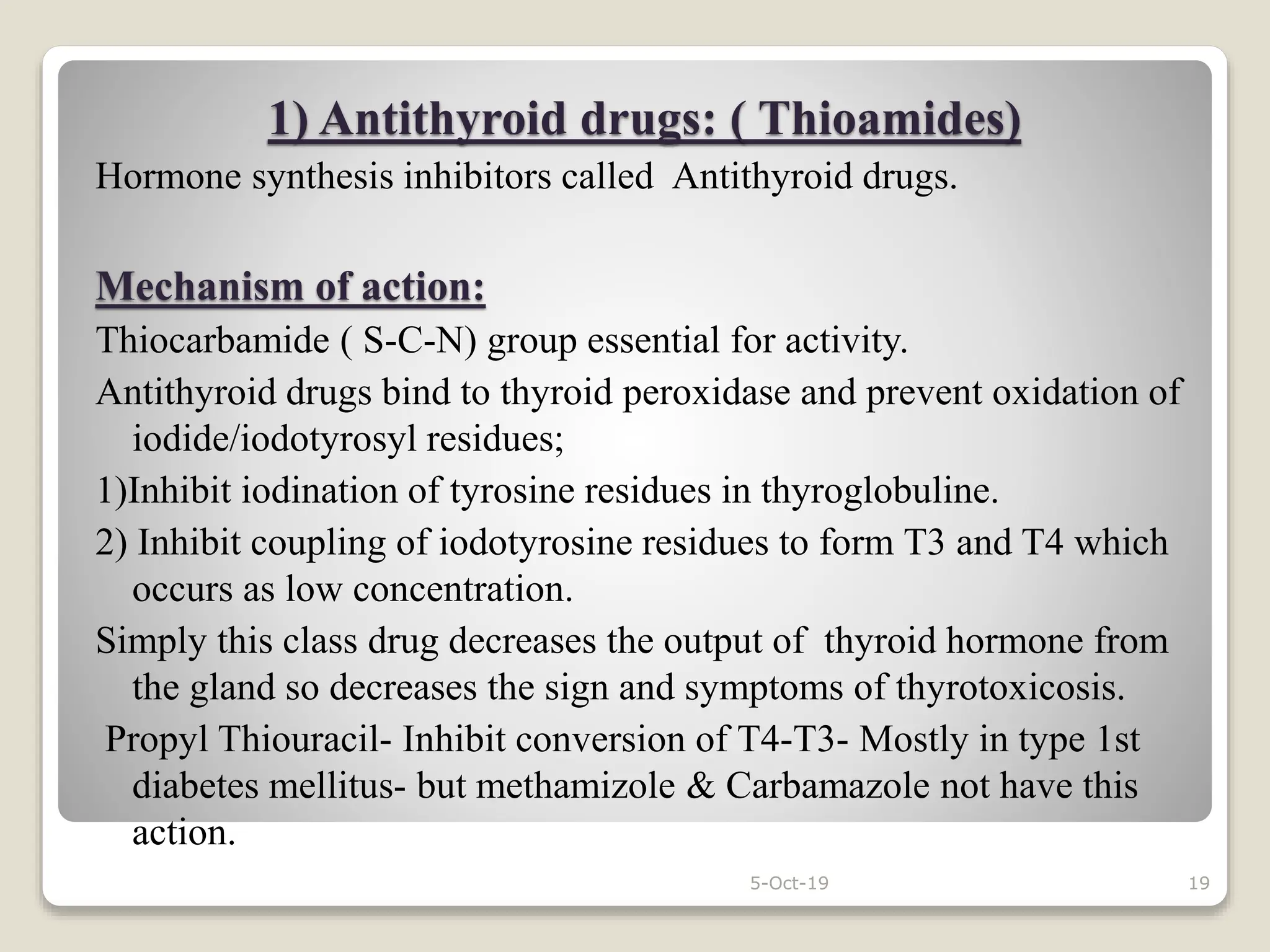 Thyroid and Antithyroid drugs related to humans | PDF | Thyroid ...