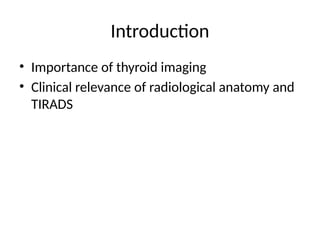 Thyroid_TIRADS_ power point Presentation | PPTX