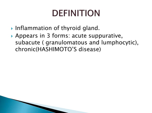 Thyroidtis | PPTX