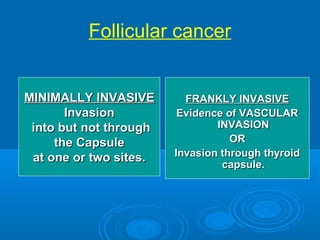 Thyroid - Malignant tumors | PPT