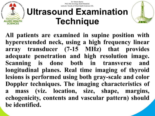 Thyroid ultrasound | PDF