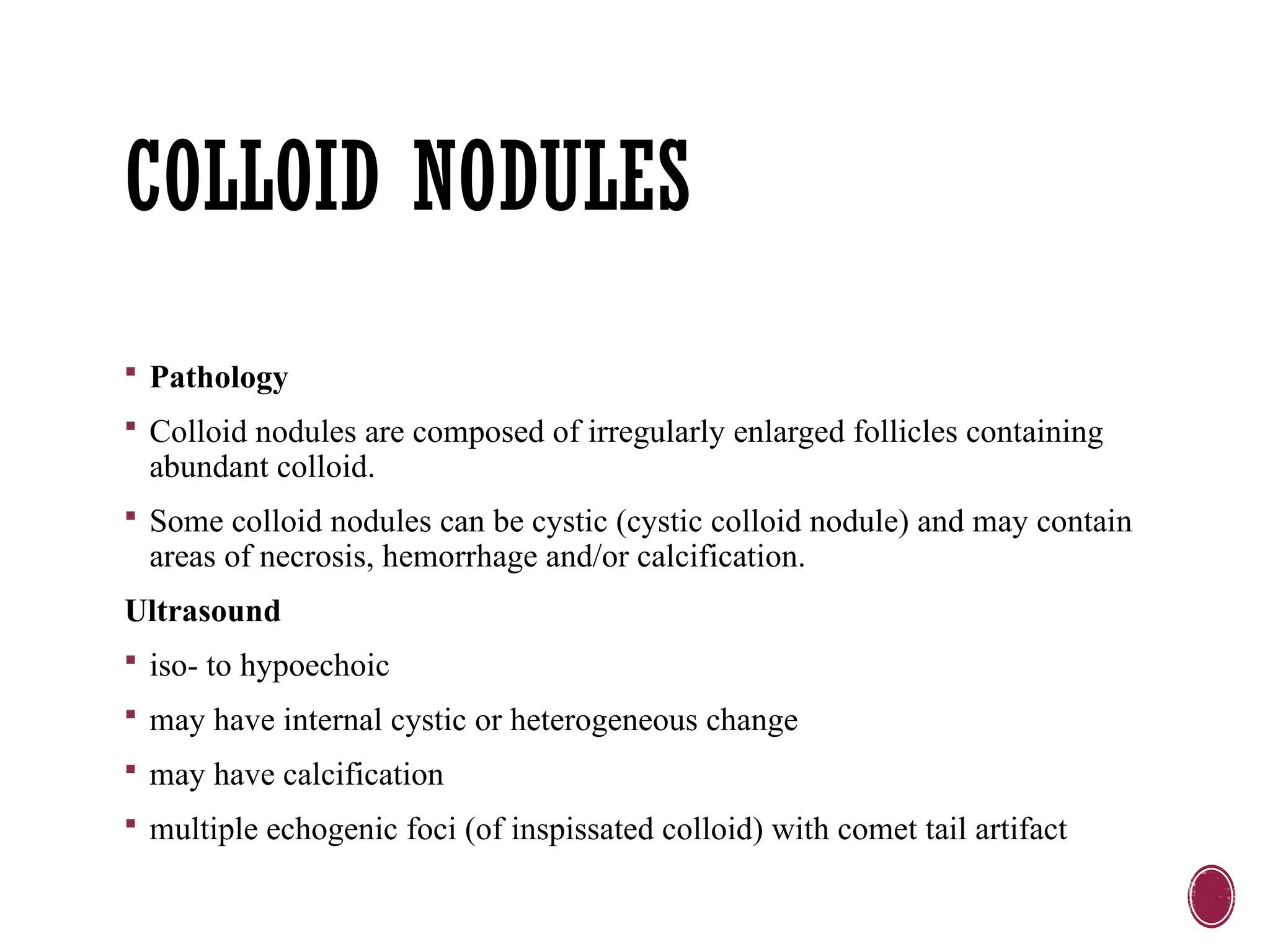 THYROID ULTRASOUND for master student class | PPTX