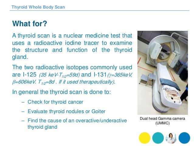 Thyroid whole body scan
