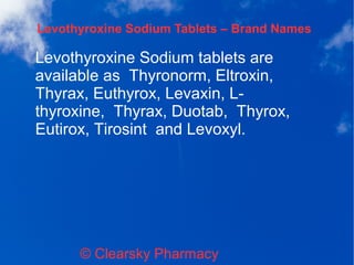 Thyronorm Tablets | PPT