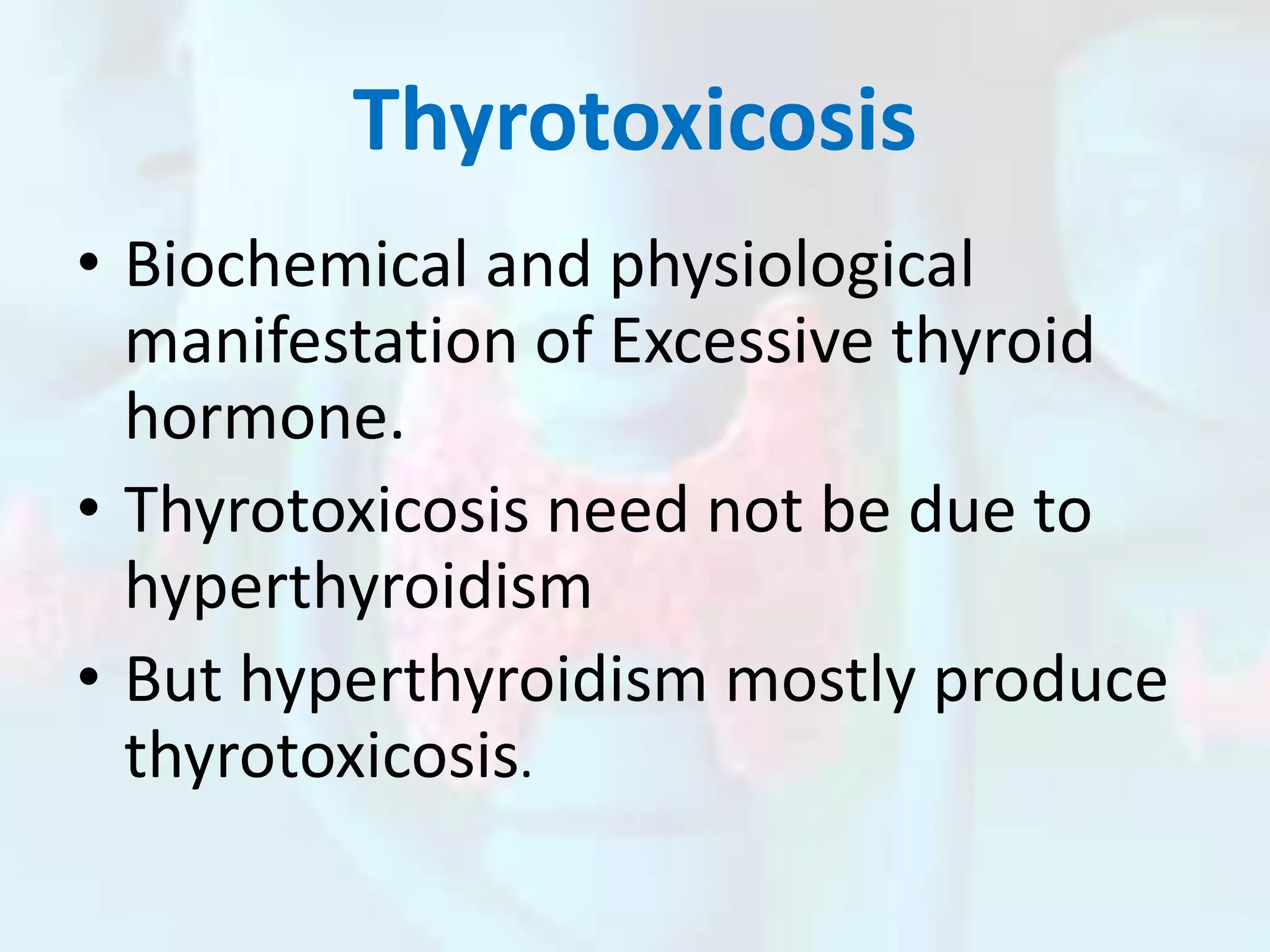 Thyrotoxicosis | PPTX