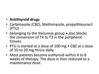Thyrotoxicosis | PPTX