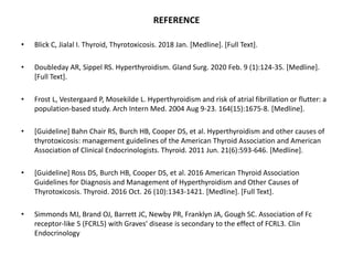 Thyrotoxicosis | PPTX