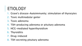 Thyrotoxicosis | PPTX