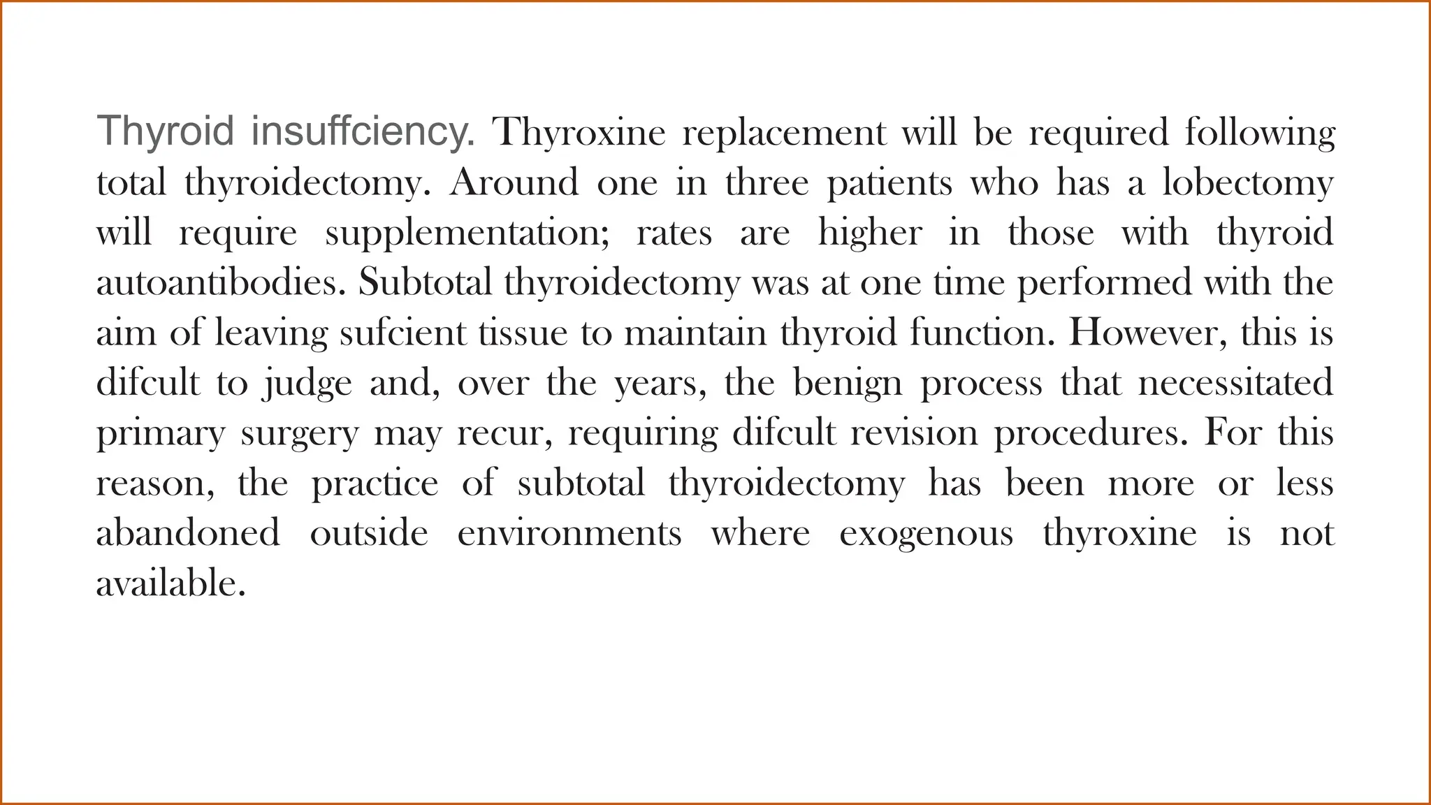 thyrotoxicosis in surgical view, thyroid surgery, including techniques ...