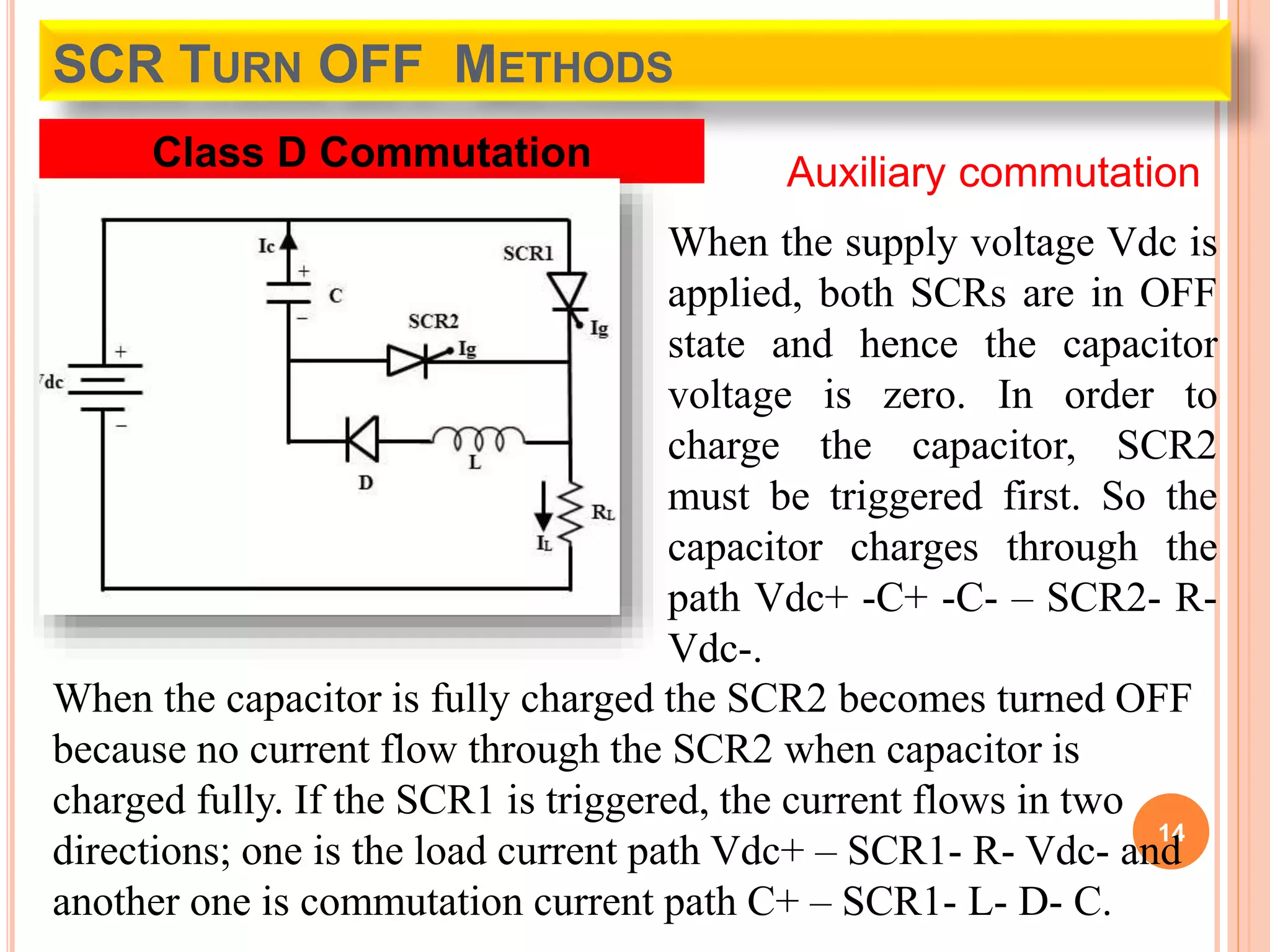 Thyrstors turn off methods | PPTX
