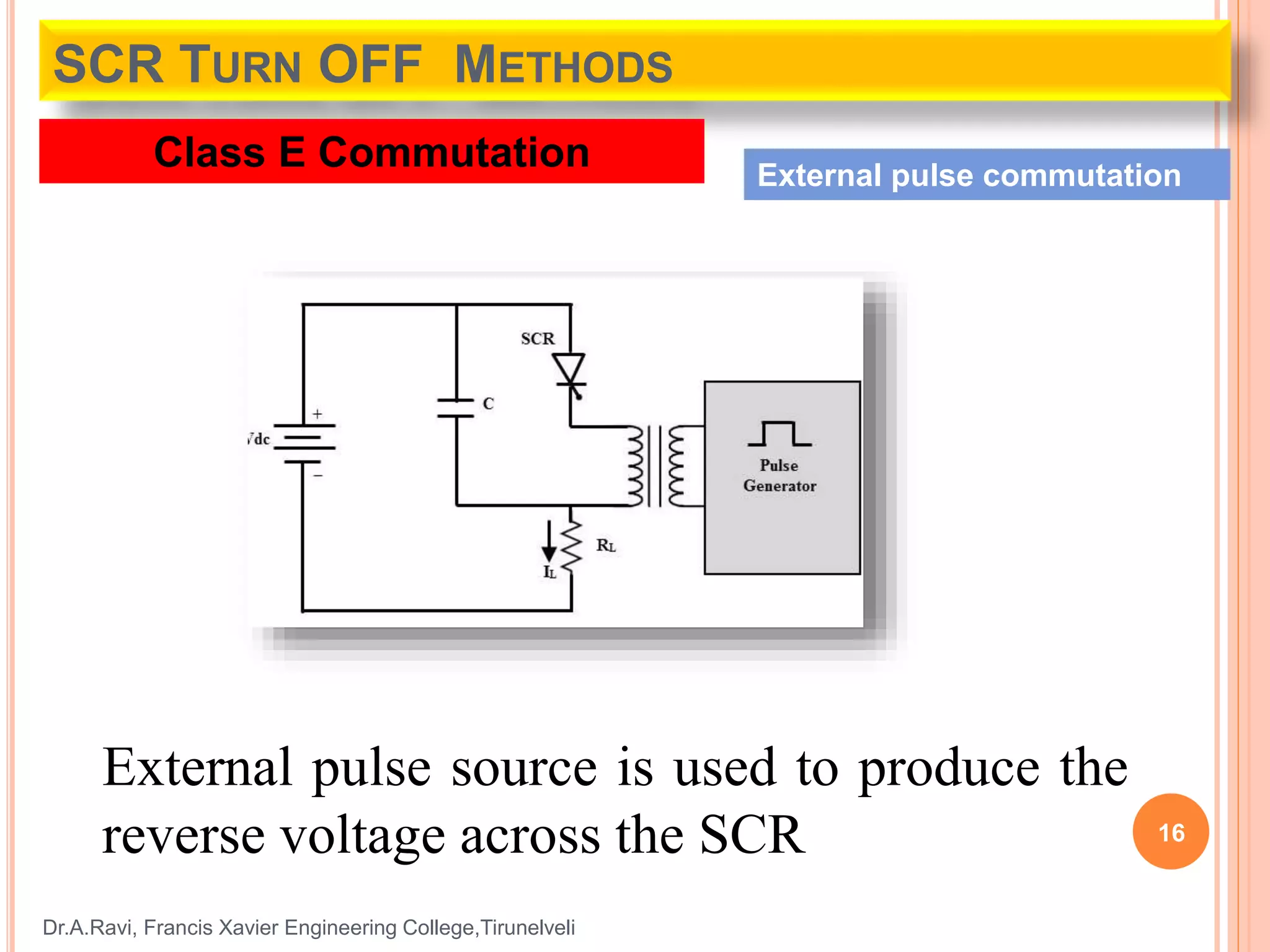 Thyrstors turn off methods | PPTX