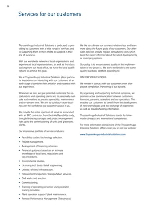 Thyssenkrupp uhde advanced ammonia processes dual pressure | PDF