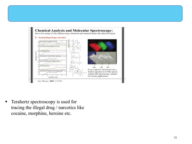 Terahertz Spectroscopy Applications in Pharmaceutical Industry. | PPTX | Chemistry | Science