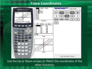 TI-84--Tutorial--Linear Functions | PPT