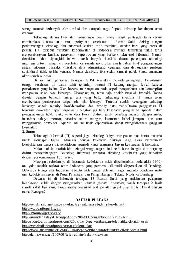 Ti kesehatan, 68-81 abas | DOCX