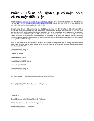 Tối ưu-cau-lệnh-oracle-sql | PDF