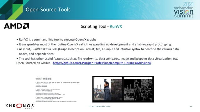 “OpenVX 1.3: An Open Standard for Computer Vision Software Acceleration ...