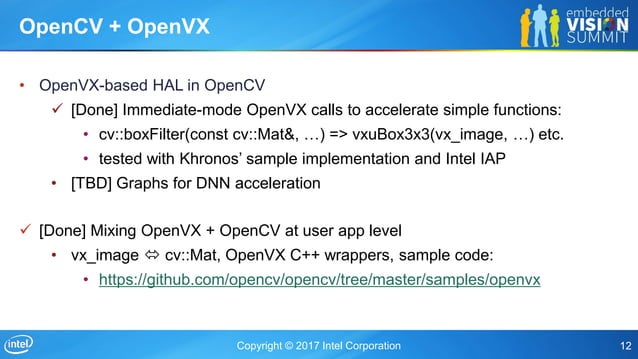 Making Opencv Code Run Fast A Presentation From Intel Ppt