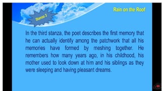 RAIN ON THE ROOF BY COATES KINNEY | PPTX