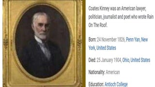 RAIN ON THE ROOF BY COATES KINNEY | PPTX