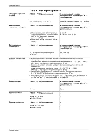 Waterpilot FMX167 Endress+Hauser | PDF