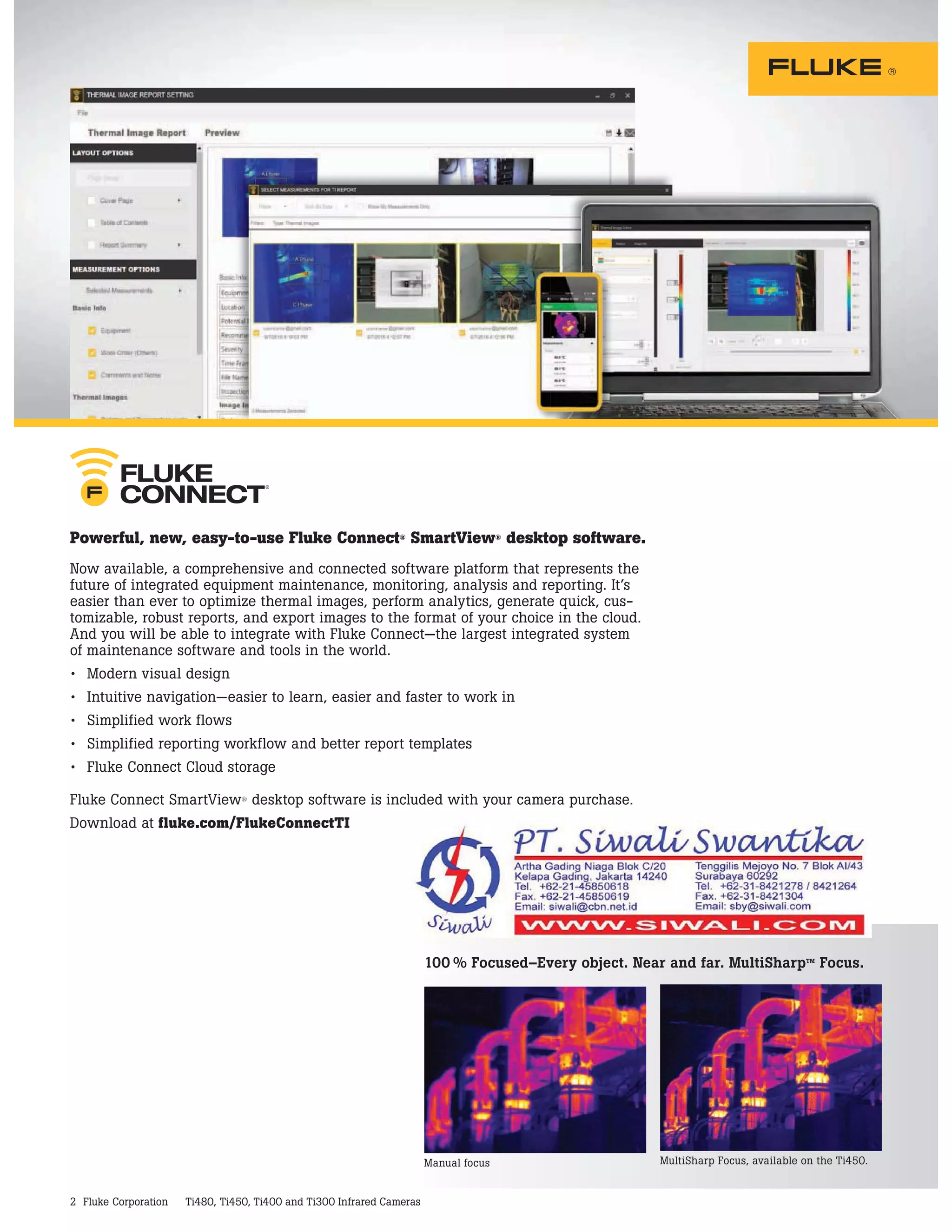 Technical Data Fluke Ti480, Ti450, Ti400 dan Ti300 | PDF