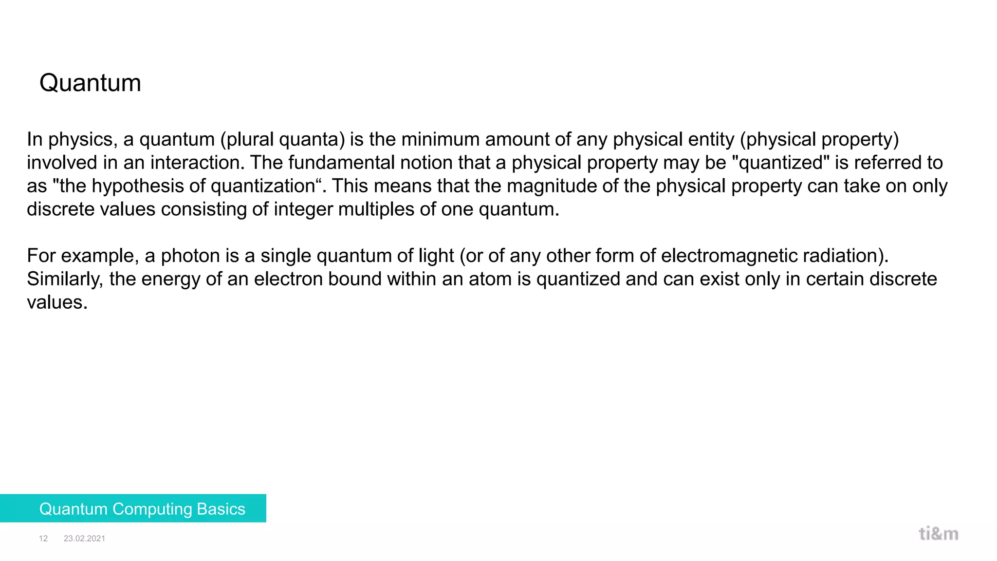 Quantum Computing Basics | PPTX