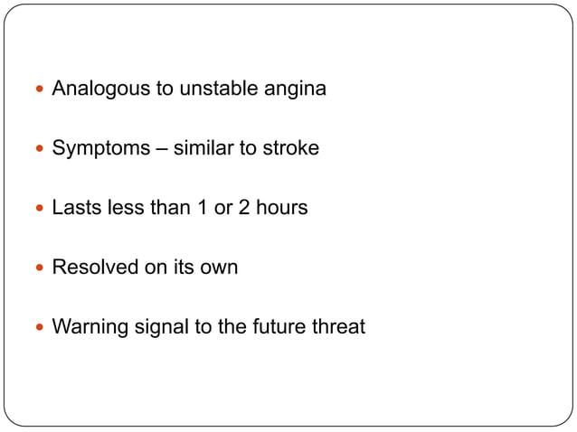 T i a and cervical artery dissection | PPTX | Brain and Nervous System ...