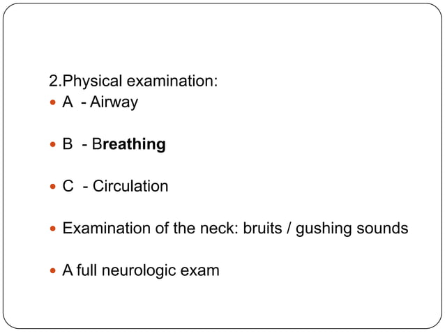 T i a and cervical artery dissection | PPTX | Brain and Nervous System ...