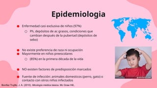 Tiña capitis y corporis en pediatria.pptx