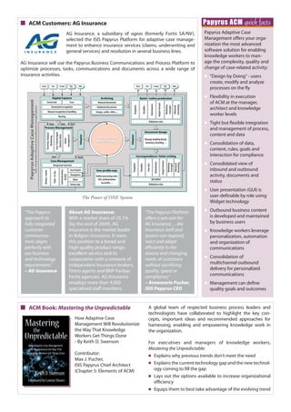 ACM Adaptive Case Management - Technology Innovation Brochure by ISIS ...