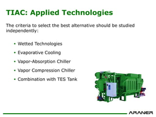 Turbine Inlet Air Cooling (TIAC) - ARANER | PDF