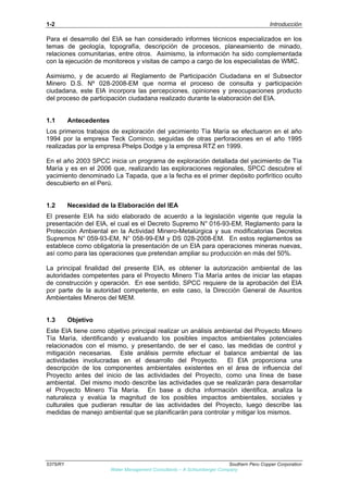 Tia maria introduccion | PDF