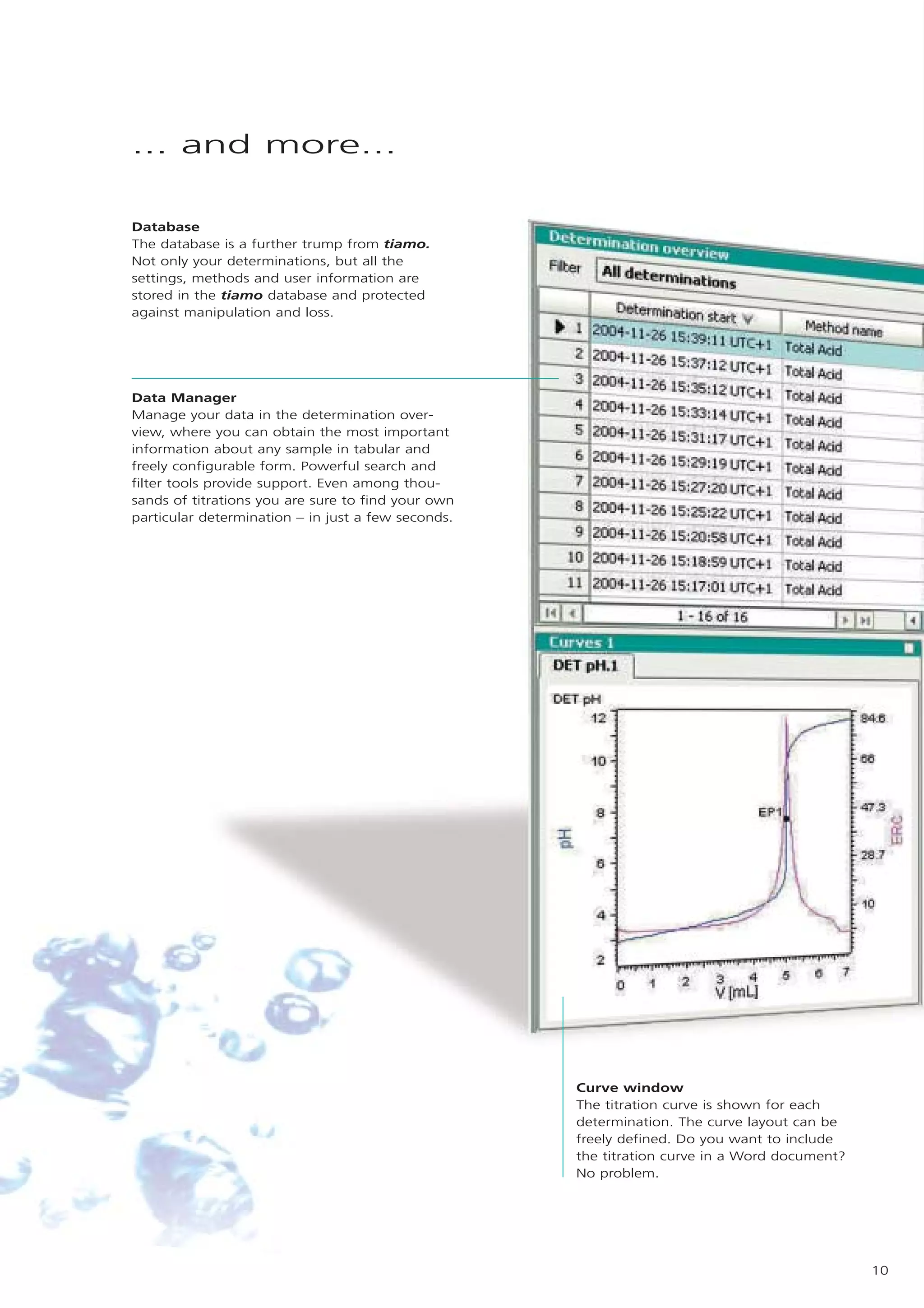 Tiamo software from Metrohm | PDF