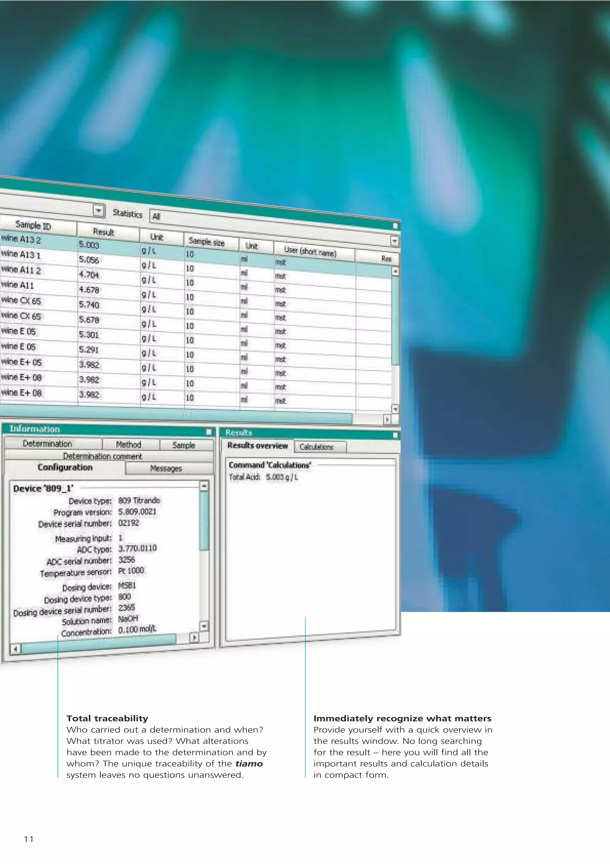 Tiamo software from Metrohm | PDF
