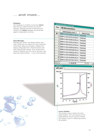 Tiamo software from Metrohm | PDF
