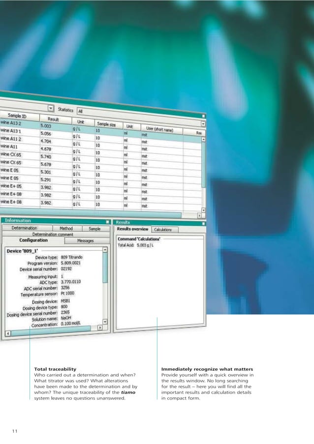 Tiamo software from Metrohm | PDF | Computing | Technology & Computing